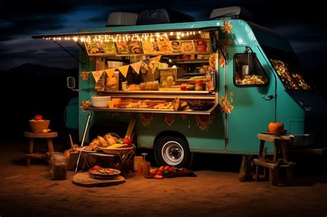 Premium Ai Image Taco Truck Specials Mexican Food Photography