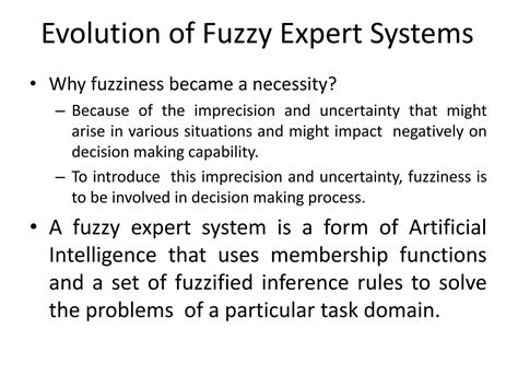 Fuzzy Expert System Ppsx
