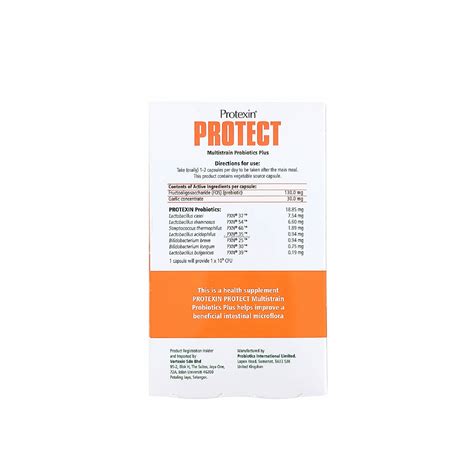 Protexin Protect Multistrain Probiotics Plus Cap 15sx2 Twin Pack