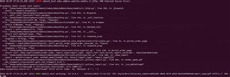 [12 0] odoo error 8 b when printing pdf on ubuntu desktop with certain system font
