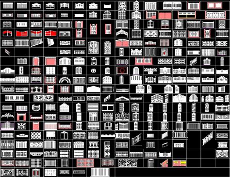 Railing Cad Block Design Free Download Autocad Dwg