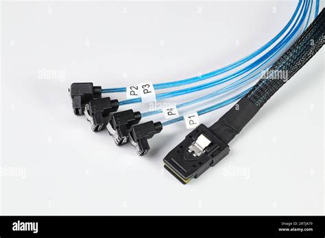 Mini Sas To Sata Serial Ata Convert Cable Blue With 90 Degree Target