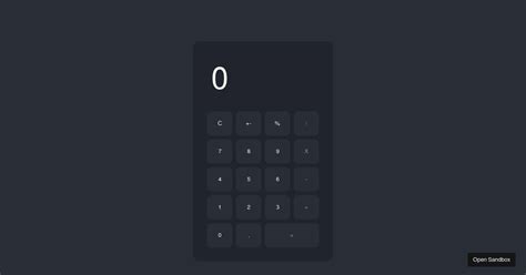 Functional Calculator Codesandbox
