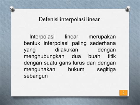 Interpolasi Linear Ppt Pptx