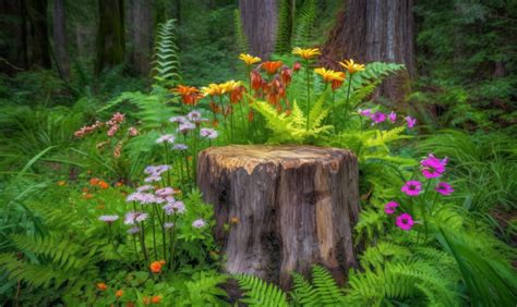 Planting Around Tree Stumps Creative Landscaping Ideas