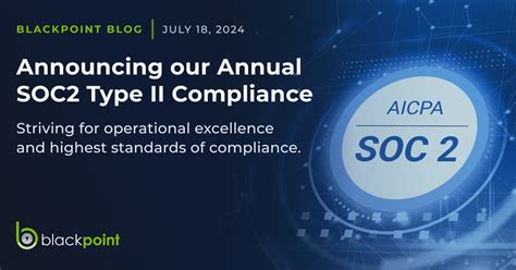 Announcing Our Annual Soc2 Type Ii Compliance Blackpoint