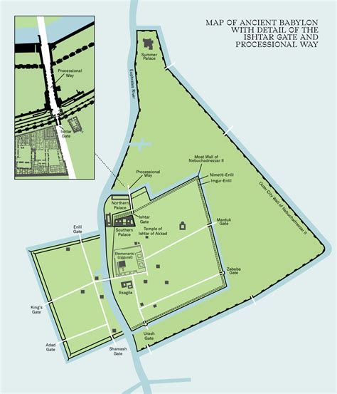 Diagram Of Ishtar Gate Dimensions