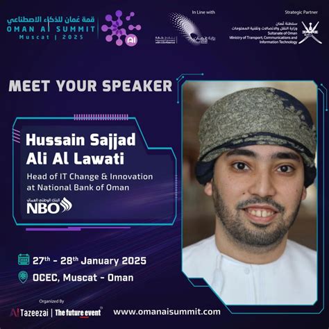 Excited To Be Speaking At The Oman Ai Summit 2025 Looking Forward To