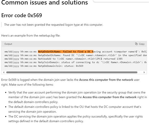 Domain Join Failed Windows Server 2016 And 2019 Microsoft Qanda