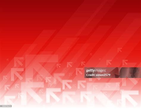 Red Color Background With Fading White Direction Arrow Pattern High Res Vector Graphic Getty
