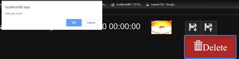 Php Confirm Delete In Form In Laravel Stack Overflow