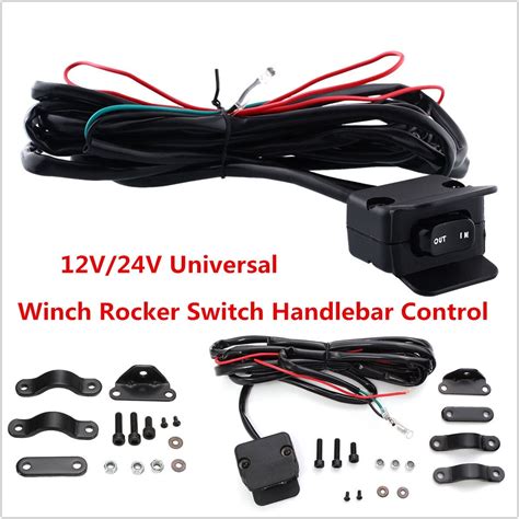 3m Atv Utv Winch Rocker Switch Handlebar Control Line Tool For Warn
