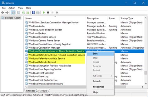 Threat Service Has Stopped In Windows Defender Fix