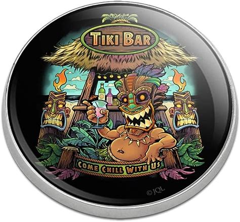 Review Graphics And More Tiki Bar Island Beach Drinking Tropical Golfing Premium Metal Golf Ball