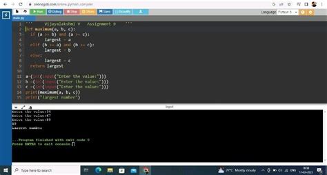 Vijayalakshmi V On Linkedin Pythonprogramminglanguage Learning
