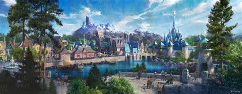 Disneyland Paris Frozen Land Overview