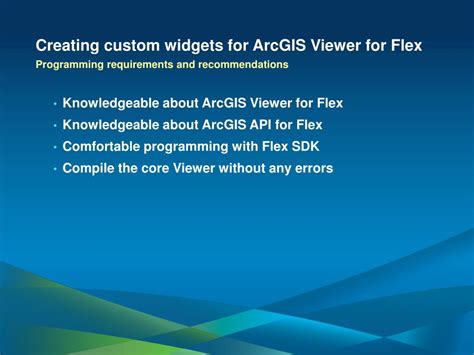 Ppt Arcgis Viewer For Flex Advanced Topics Powerpoint Presentation