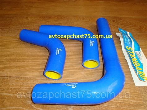 Патрубки газель-бизнес,Газ 2705, Умз 4216 (комплект 3 шт) силиконовые ...
