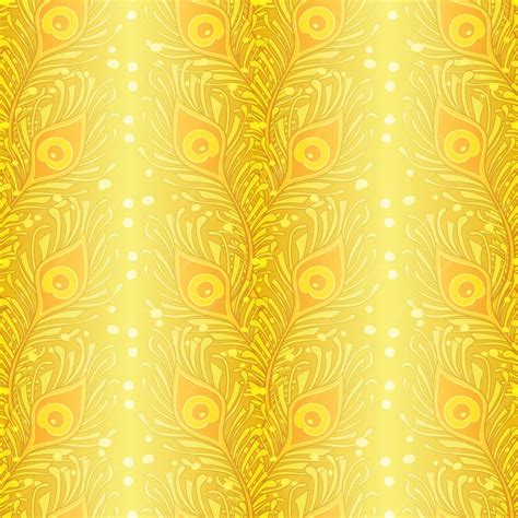 Premium Vector Peacock Feathers Seamless Pattern Peacock Wallpaper