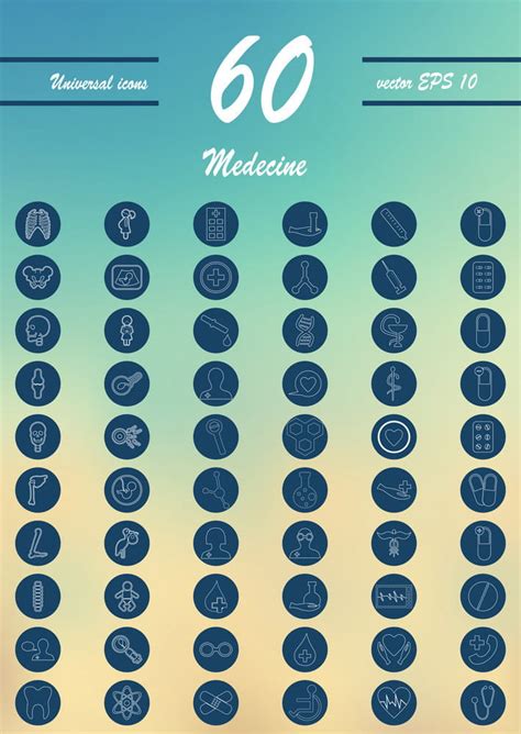 의학 및 건강 관리 얇은 아이콘 벡터 세트 Eps Ai Uidownload 의학 및 건강 관리 얇은 아이콘 벡터 세트 Eps Ai Uidownload