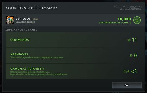 Conduct Summary Needs Better Wording · Issue 10307 · Valvesoftwaredota2 Gameplay · Github