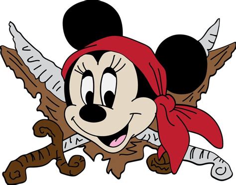 Minnie Mouse A Color Pirate