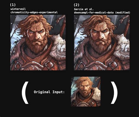 Which New Image Pixelart Downsampling Algorithm Is Better 1 Or 2 Rconstruct