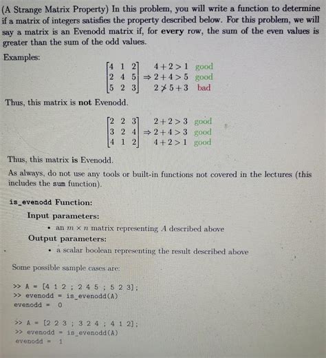 Solved Use Matlab Or Octave To Code Do Not Use Break