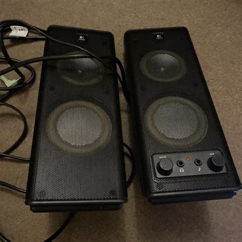 Logitech S 0264b Gaming Pc Computer Laptop Speaker System Tested And Working £22 99 Picclick Uk