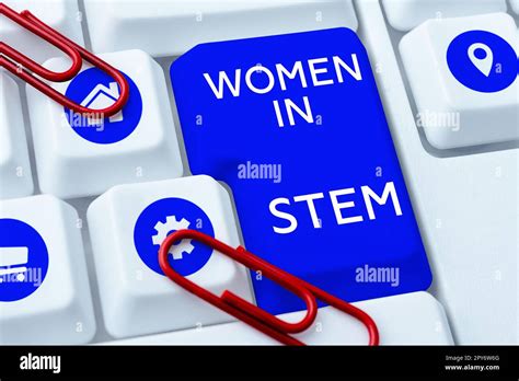 Handwriting Text Women In Stem Concept Meaning Science Technology Engineering Mathematics
