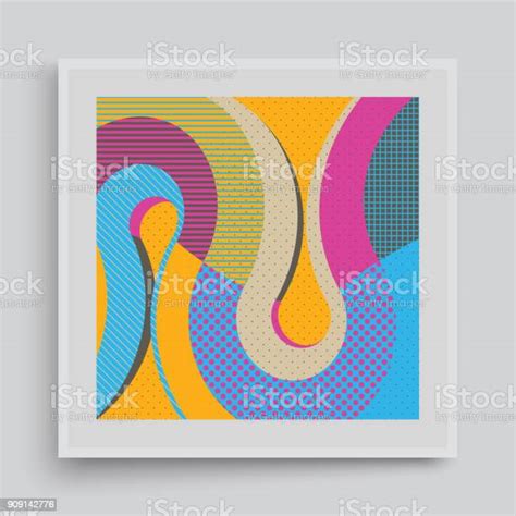 디자인 서식 파일을 커버 추상 다채로운 기하학적 디자인입니다 벡터 일러스트입니다 광고 마케팅 프레 젠 테이 션에 사용할 수 있습니다 0명에 대한 스톡 벡터 아트 및 기타