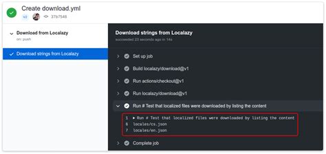 Automated Localization Github Actions Localazy