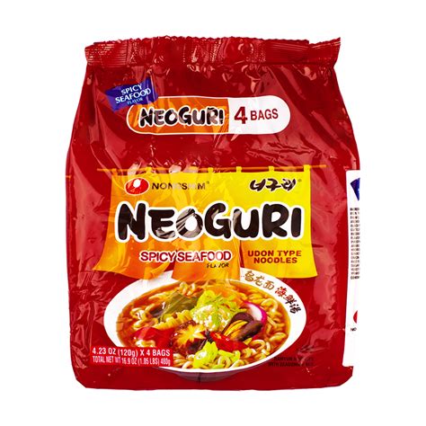 농심 너구리 4개입 480 그램 Weee