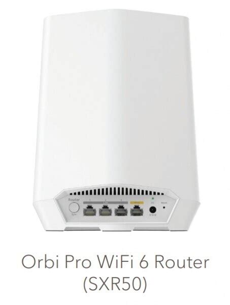 Netgear Orbi Pro Wifi Sxr Au Meilleur Prix Sur Idealo Fr