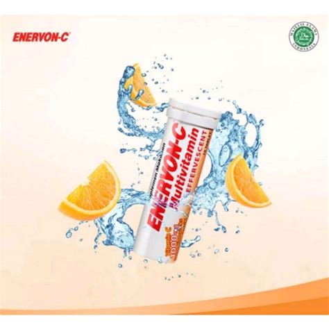 Jual Enervon C Effervescent Tube 10 Tablet Multivitamin Shopee Indonesia