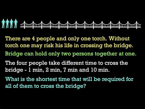 Bridge And Torch Problem