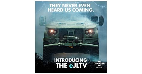 Oshkosh Defense Unveils First Ever Silent Drive Hybrid Electric Jltv