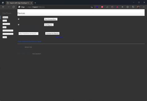Bug The Configuration Page In Edge Browser Is Not Displayed Properly