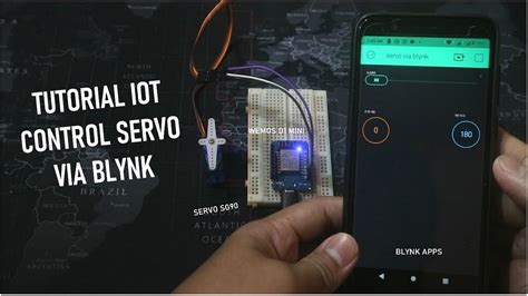 Nodemcu Servo With Blynk Mencontrol Servo Anda Mengunakna By