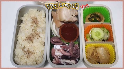 한달식비 10만원 자취생 직장인 도시락 모음 🍱 식비절약 현실 초간단 자취요리🥢문어숙회삼겹살수육크래미유부초밥삼겹살구이깻잎쌈밥멘보샤참치계란말이소불고기덮밥
