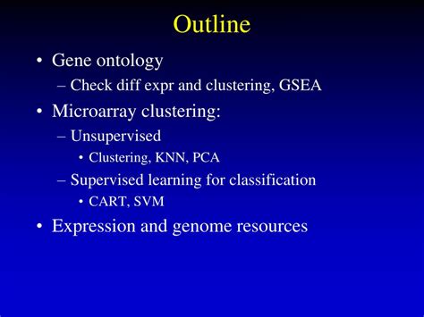 Ppt Gene Set Enrichment Analysis Microarray Classification Powerpoint