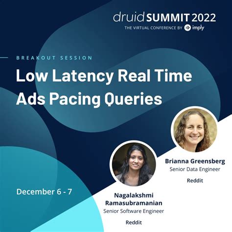 imply on linkedin check out this druid virtual summit session from
