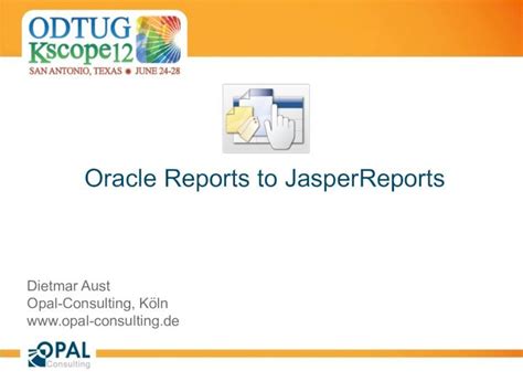 Pdf Oracle Reports To Jasperreports Dokumentips