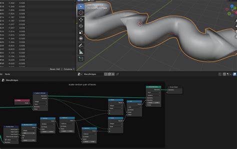 Geometry Nodes Scaling Random Faces Does Not Work Scaling Manually
