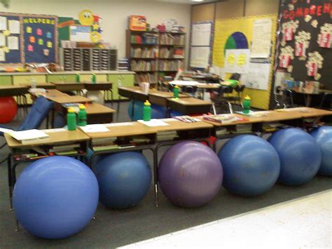 Exercise Balls In The Classroom At Hunter Prevost Blog