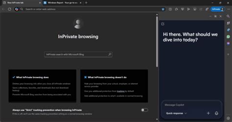 Microsoft Quietly Tests Copilot In Edge Inprivate Browsing Mode