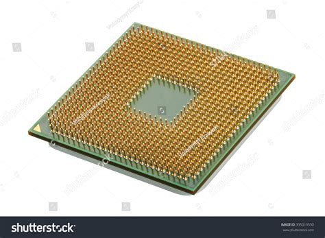 Computer Processors Cpu Isolated On White Stock Photo Shutterstock