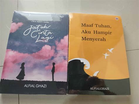 Paket Novel Jatuh Cinta Lagi Dan Novel Maaf Tuhan Aku Hampir