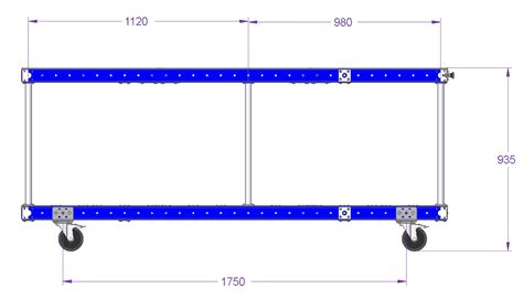 Assembly Cart 2170 X 770 Mm Flexqube