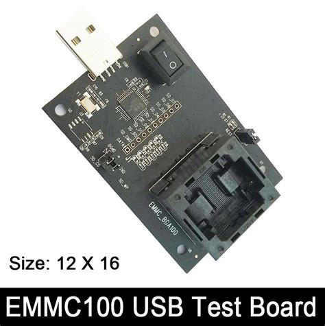 EMMC BGA USB Test Socket Programmer Adapter Reader IC Size X Mm Development Board Free